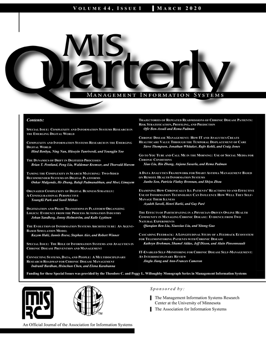 Volume 44 Issue 1 | Management Information Systems Quarterly | MIS Quarterly